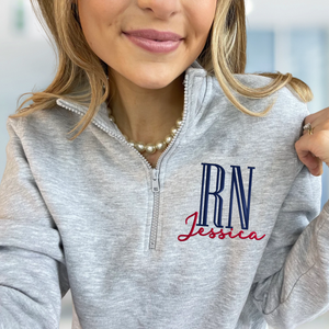 Brooke District Unisex 1/4 Zip with Tall Certification | MacAttackGear