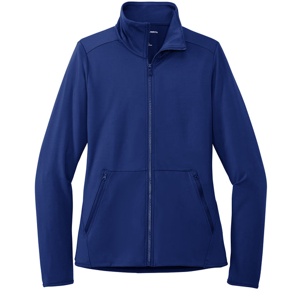 LK595 | Port Authority® Ladies Accord Stretch Healthcare Full-Zip ...